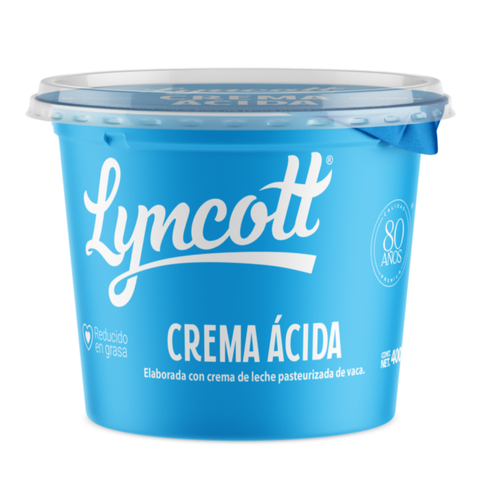 Yoghurt Natural Crema Acida Reducido en Grasa 400g Cremero 12 Pzas ...